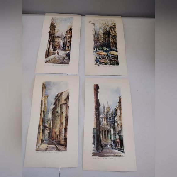 Art | Vintage Delarue Lithography Prints City Paris Pictures | Poshmark
